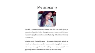 My biography | PPTX