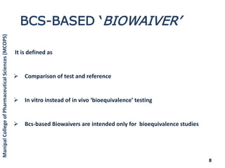 Biowaivers | PPTX