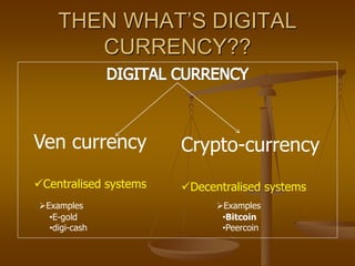 My bit coin ppt | PPTX | Currencies | Economy