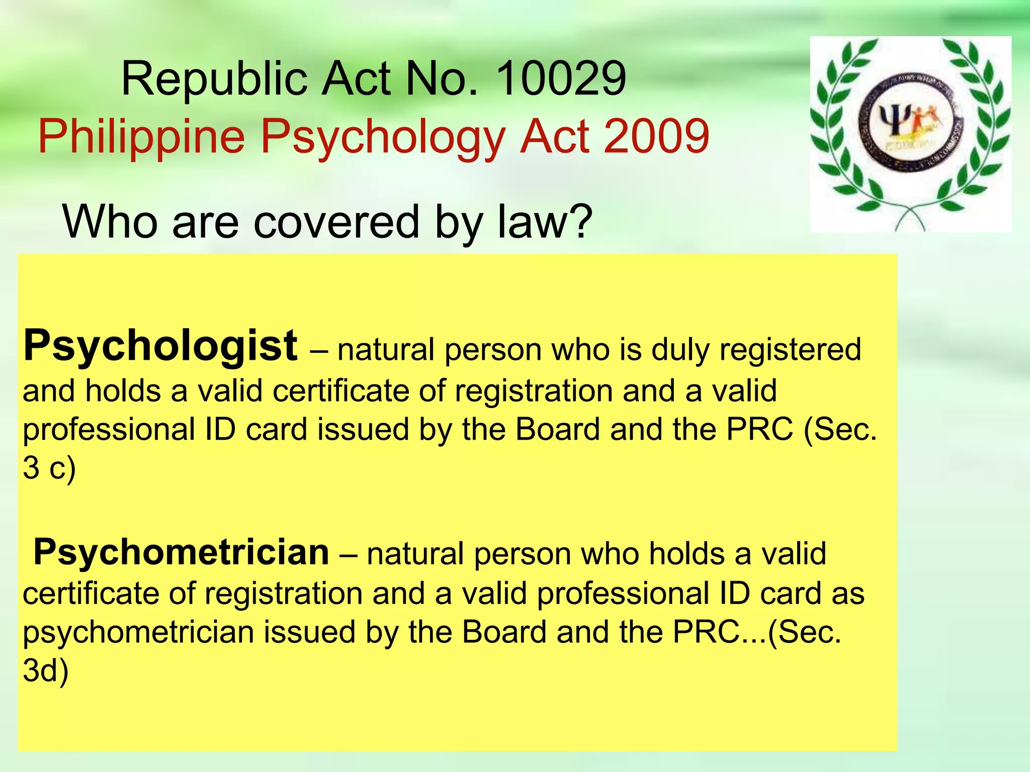 Acing the Psychology Board Exam: A Career Achieevement Toward ...