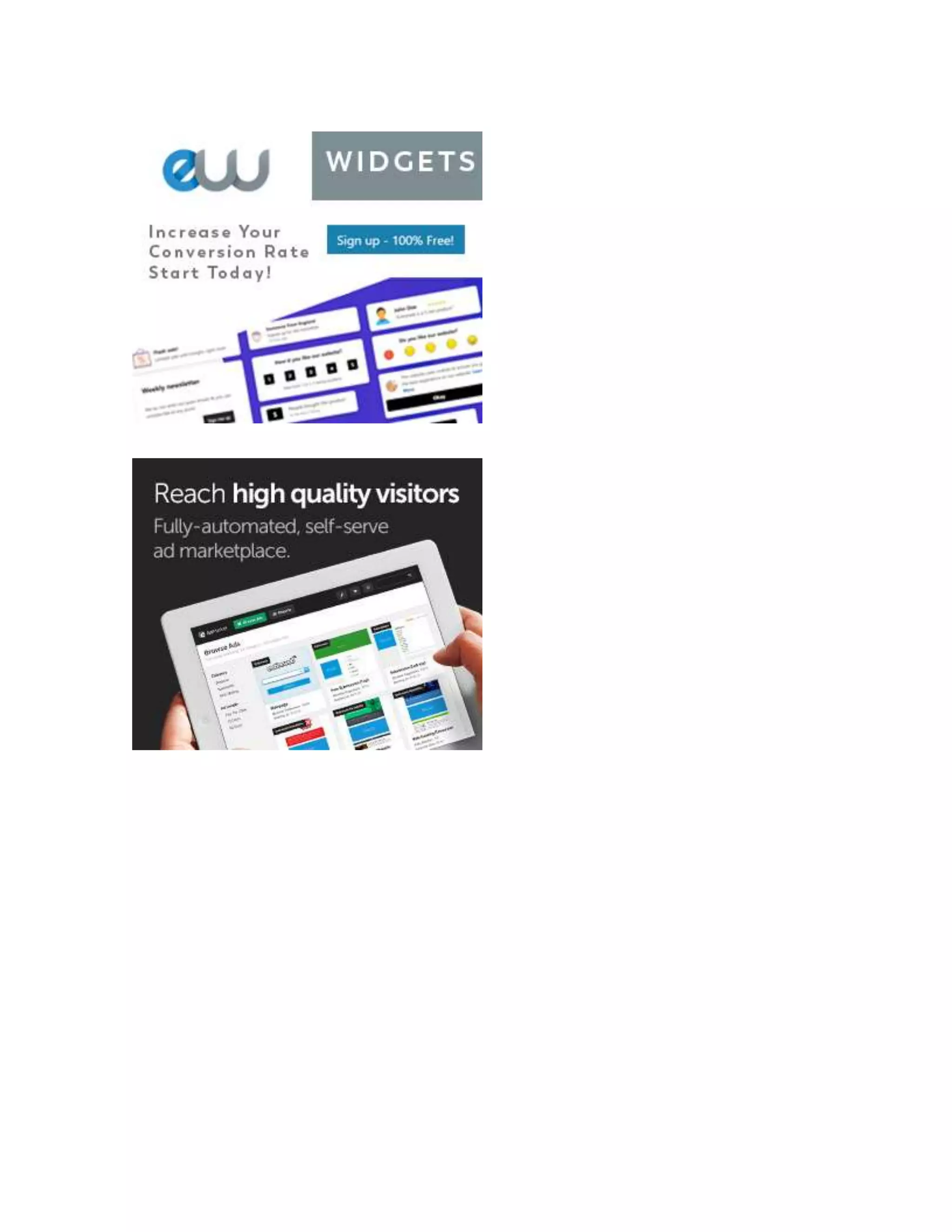 EW WIDGETS | DOCX | Search | Internet