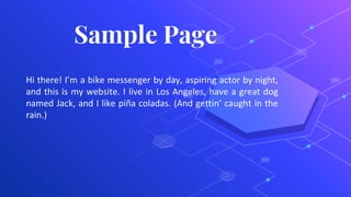 Sample Page - My Blog | PDF