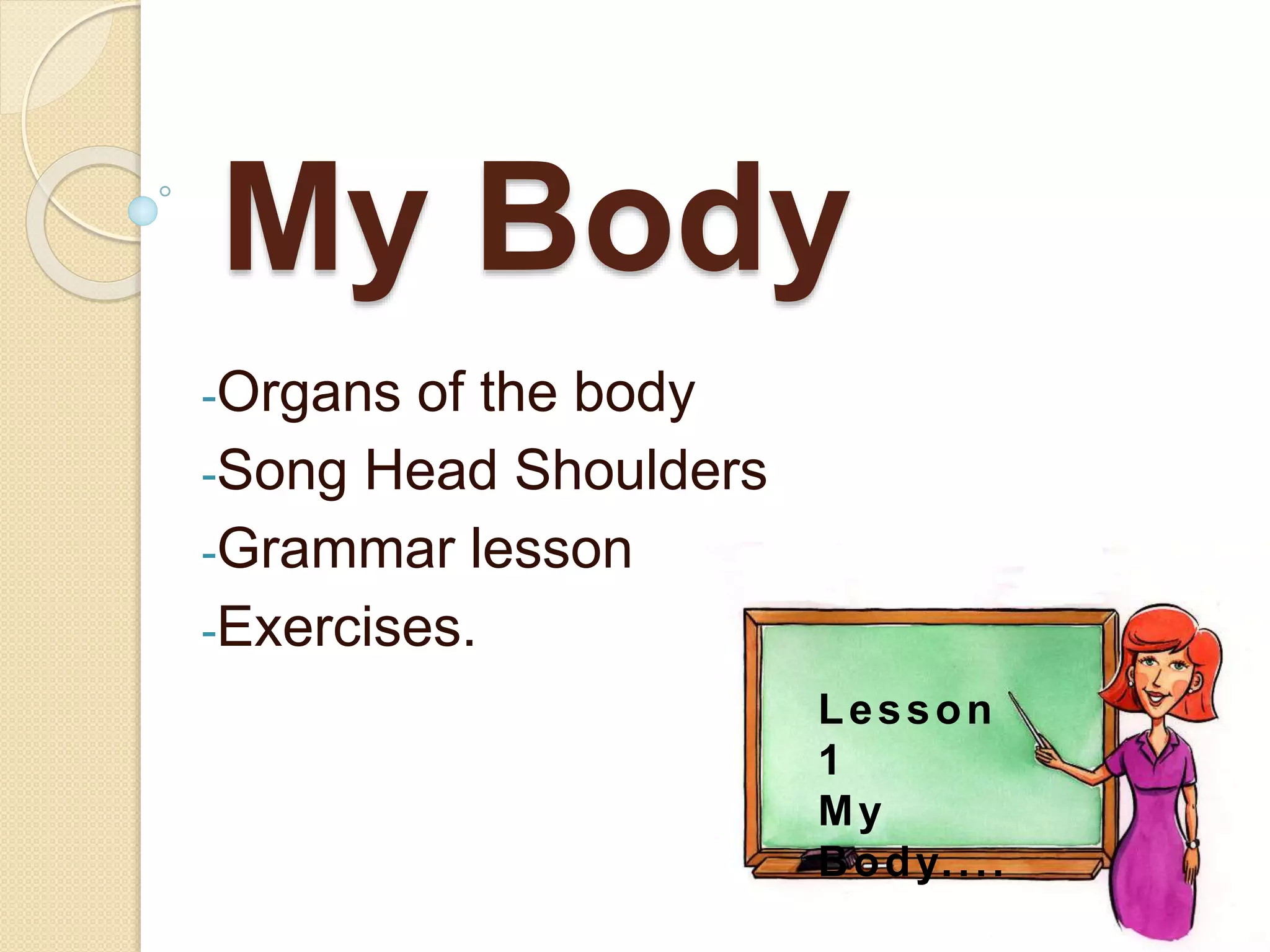 Parts of the body | PPTX