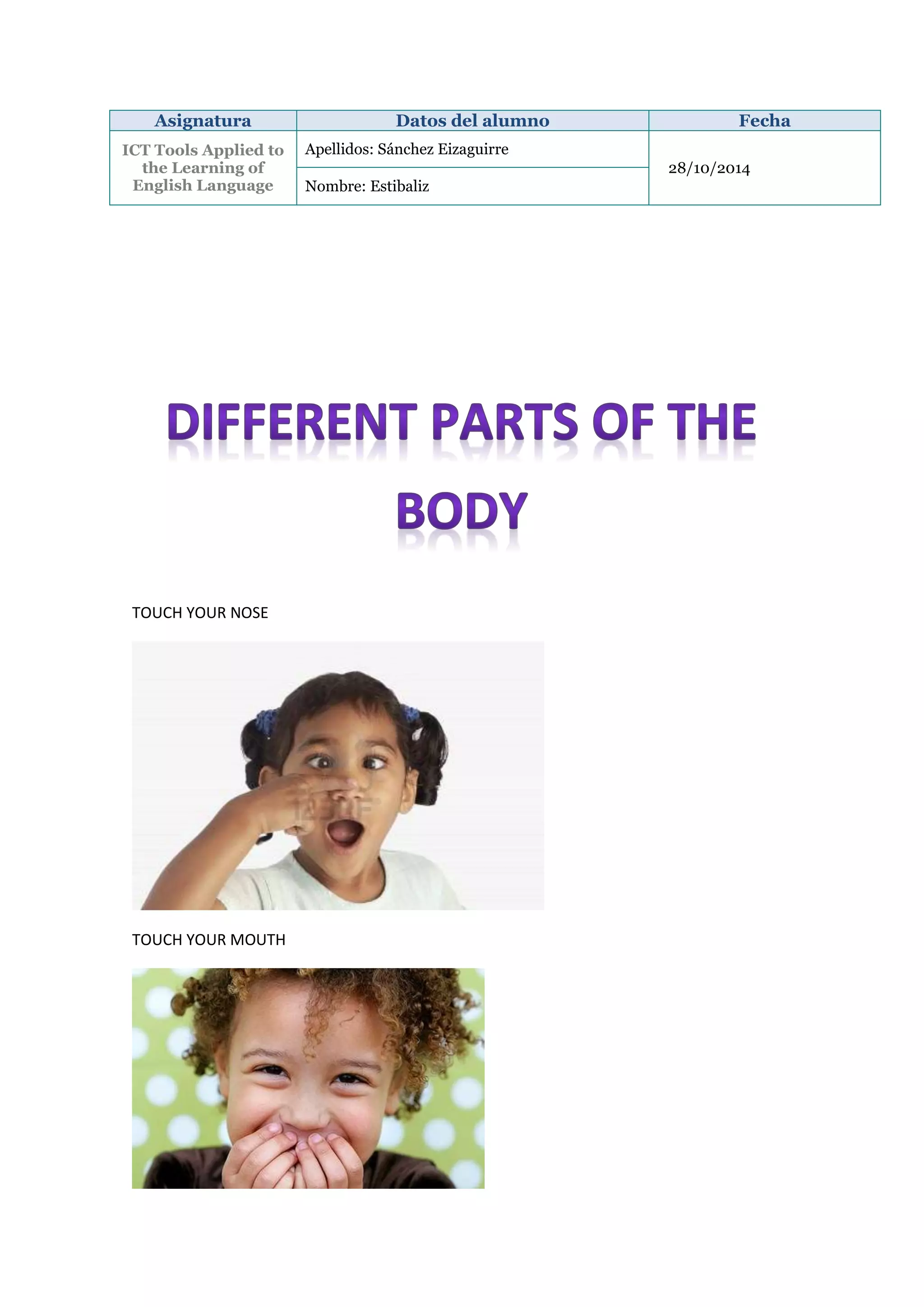 My body parts | PPT