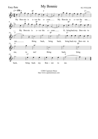 My bonnie | PDF