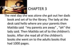 My book matilda | PPTX