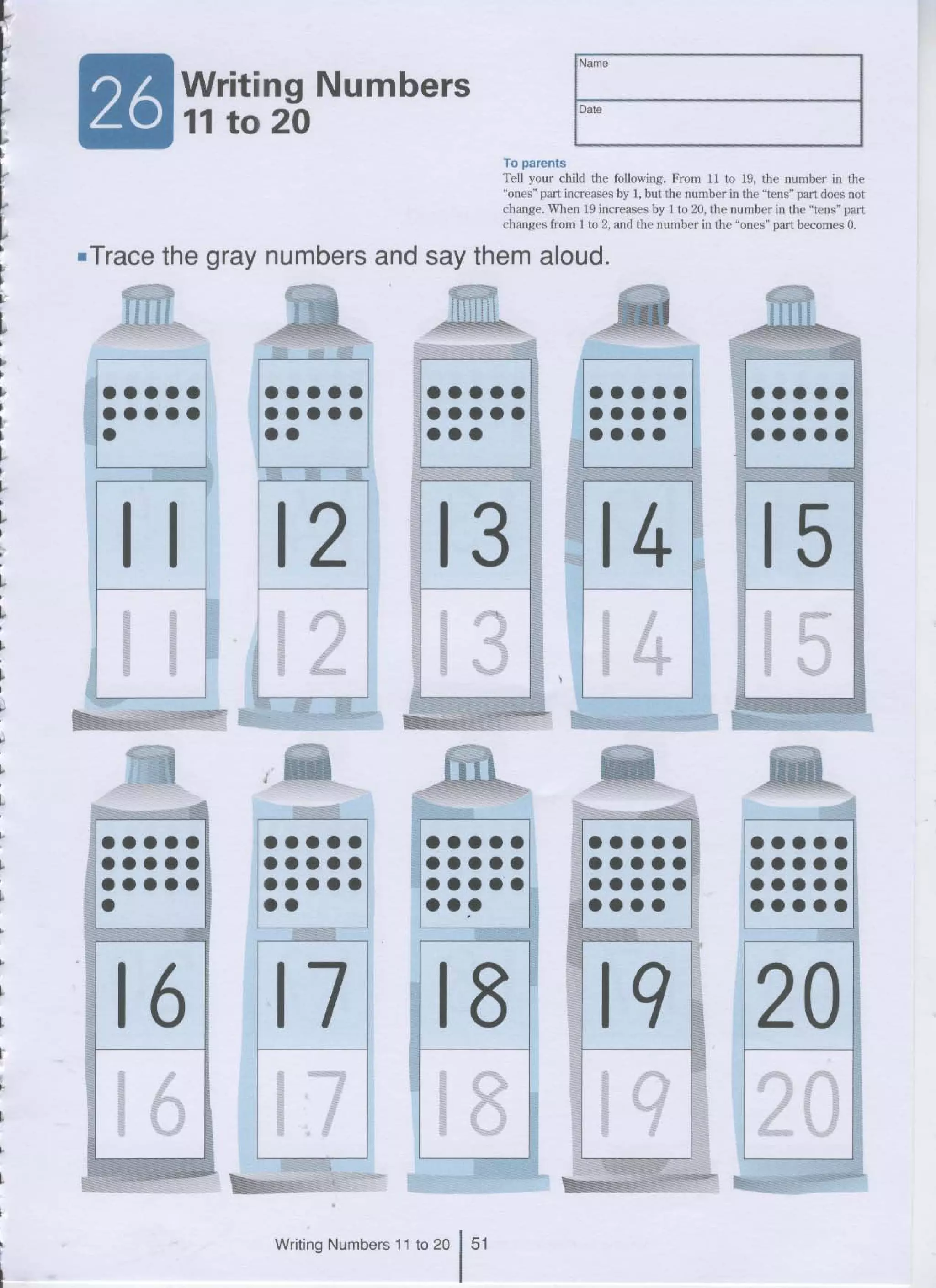 My book of number 1 30 (3-4-5 anos) | PDF
