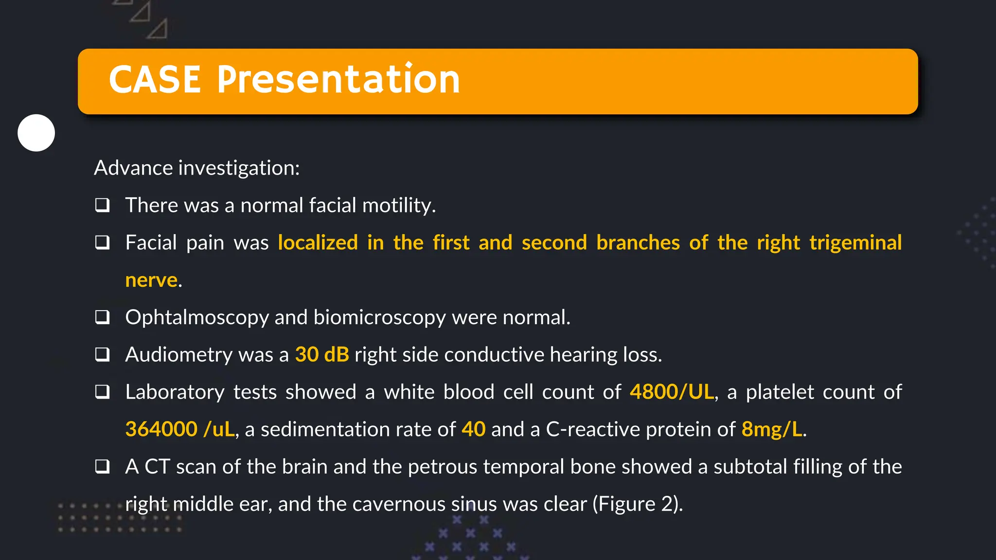 Gradenigos syndrome a rare complication of acute otitis media: case ...