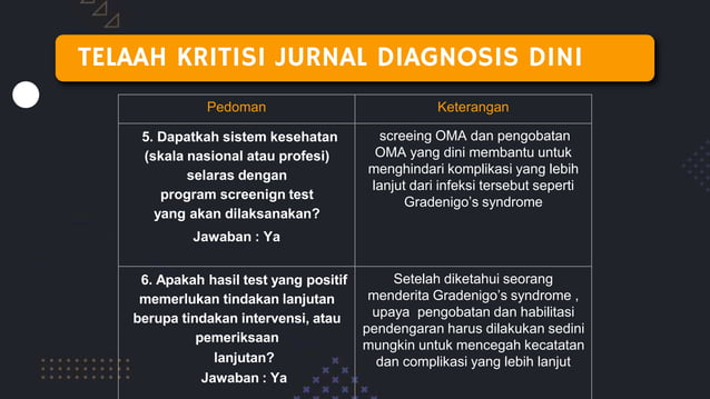 Gradenigos syndrome a rare complication of acute otitis media: case ...