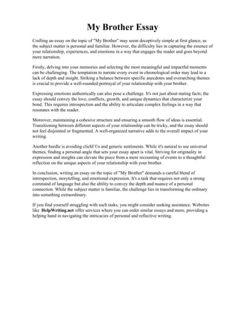 My Brother Essay.pdf