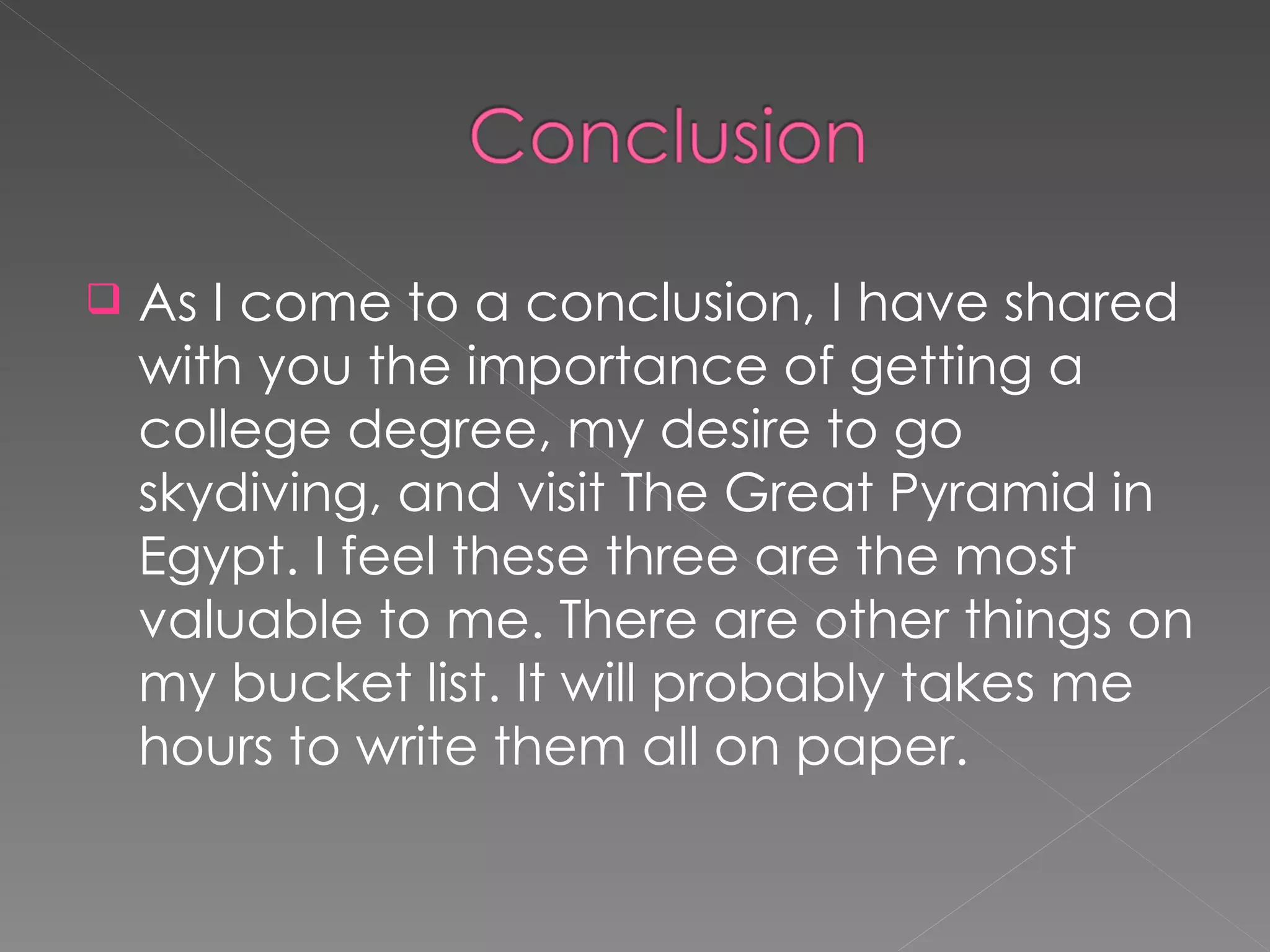 My bucket list | PPT