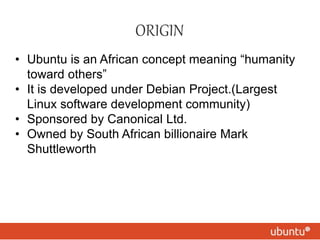 Ubuntu - The History | PPT