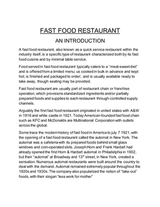 11th grade business studies project on KFC | DOCX
