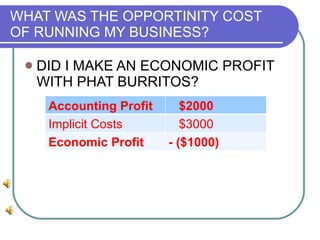 Economic Profit vs. Accounting Profit | PPT