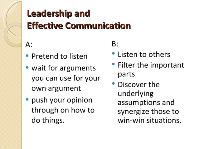Effective communication | PPT | Family and Relationships