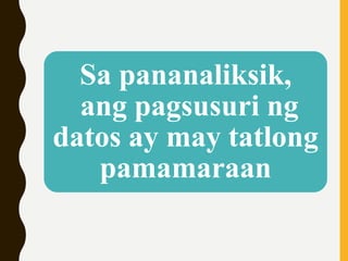 Myca's Report: Ang Paraan ng Paglikom ng Datos and Paraan ng Pagsusuri ...