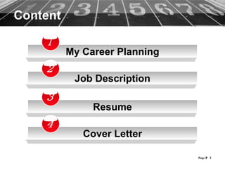 Cover Letter and Resume | PPT