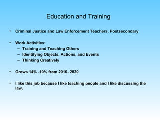 My career clusters | PPT