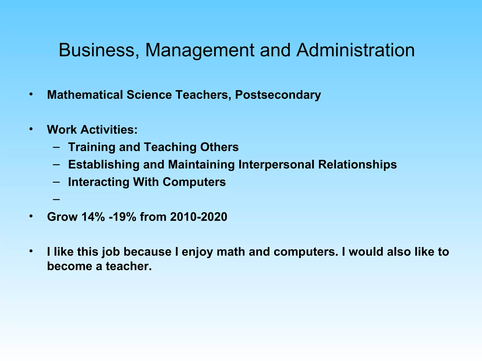 My career clusters final powerpoint | PPT