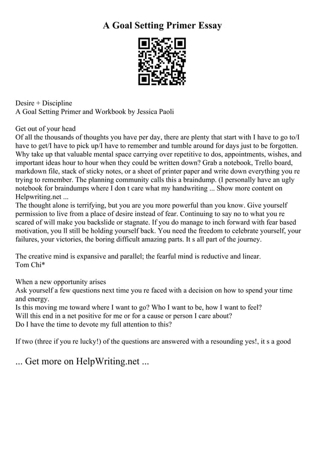 My Career Essay Examples | PDF