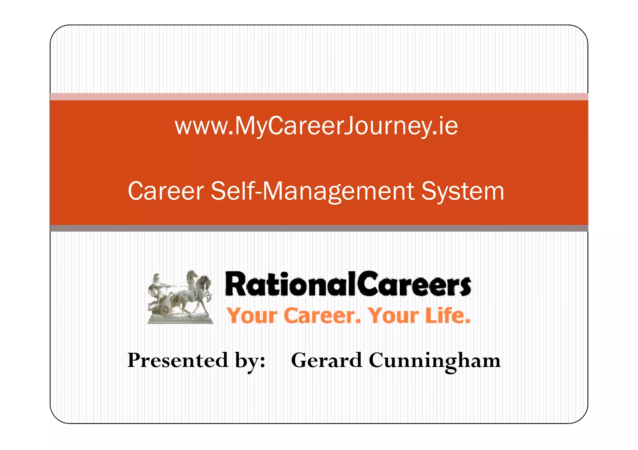 My Career Journey presentation_110124 | PDF