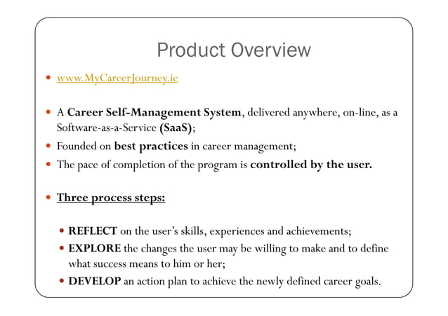 My Career Journey presentation_110124 | PDF