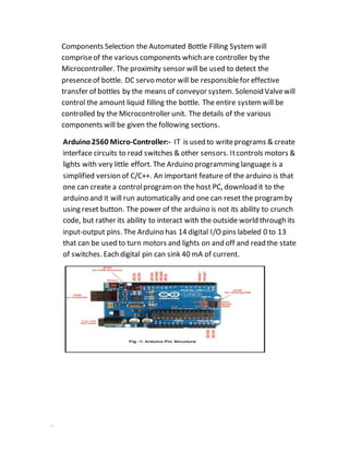autometic watter bottle filling system | DOCX