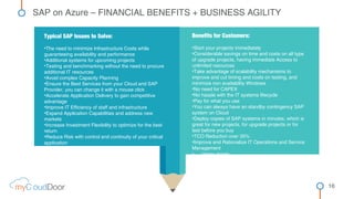 Azure for SAP Solutions - Use Cases and Migration Options | PDF