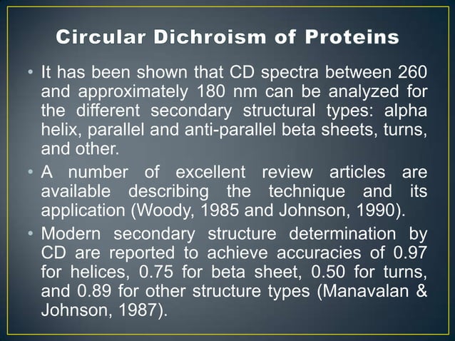 Circular Dichroism ppt, | PPTX