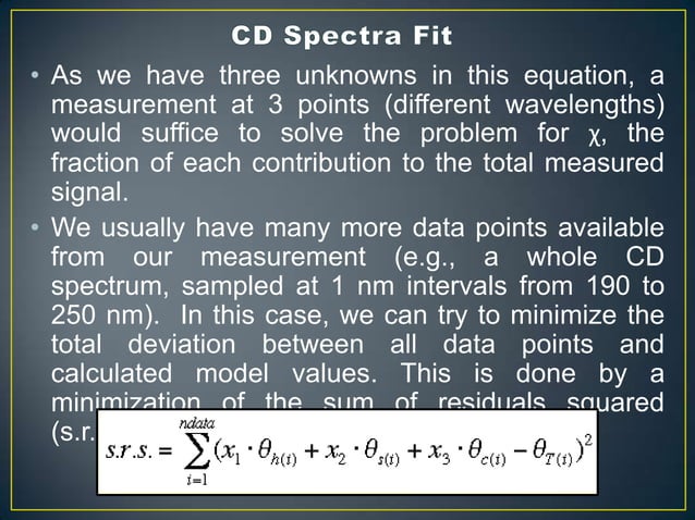 Circular Dichroism ppt, | PPTX