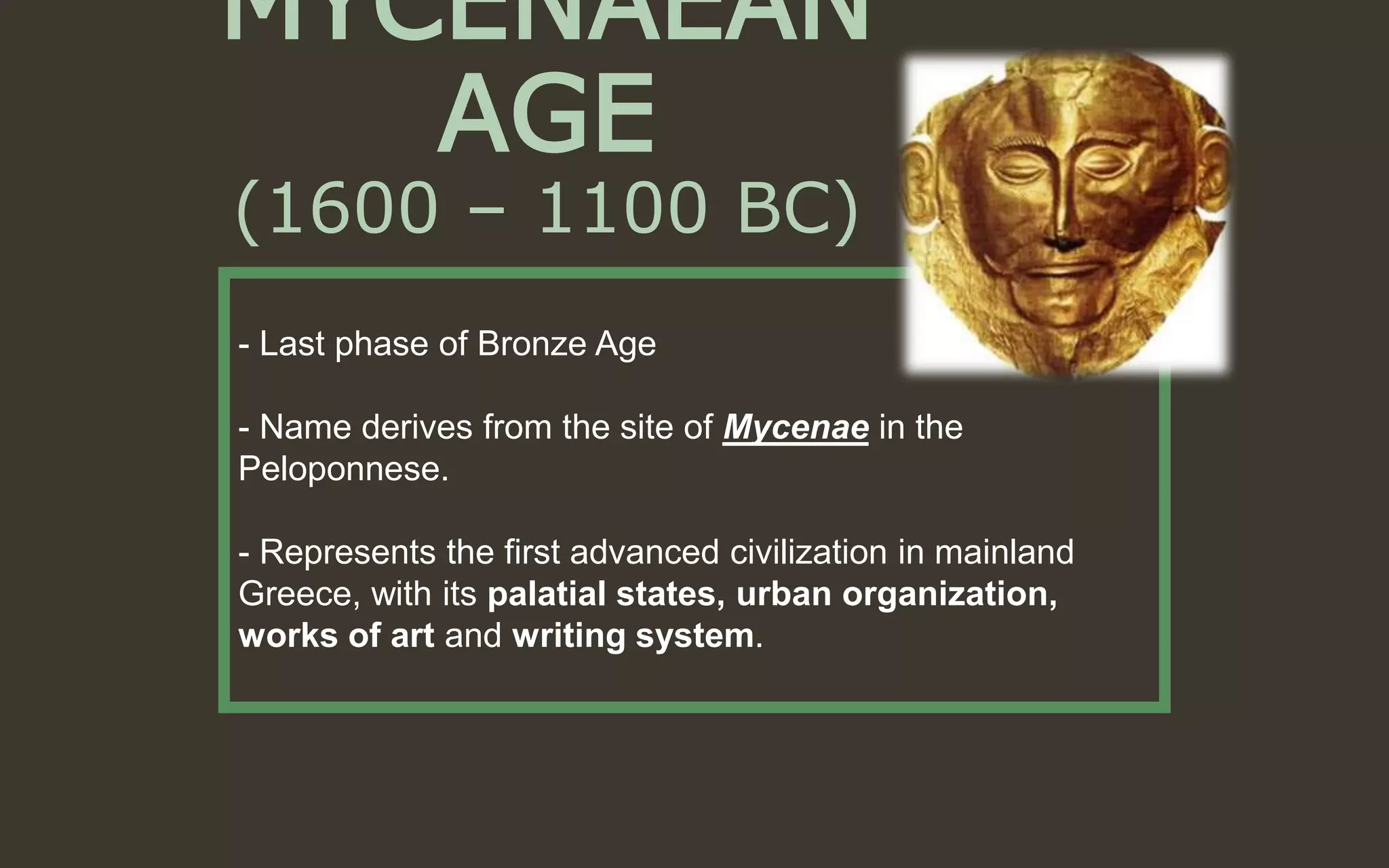 Mycenaean civilization | PPTX