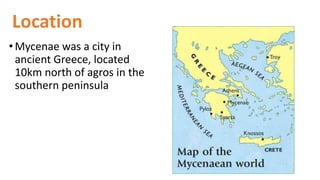 Mycenaean Civilization Map