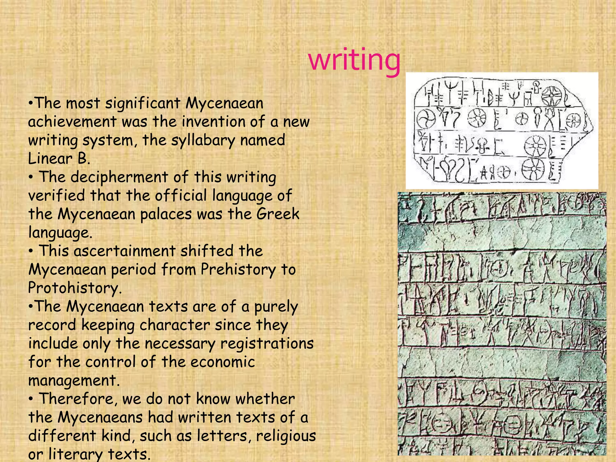 Mycenaean CIVILIZATION | PPTX