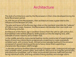 Mycenaean CIVILIZATION | PPTX