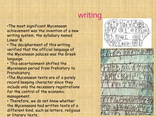 Mycenaean CIVILIZATION | PPTX