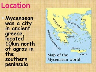Mycenaean Empire Map