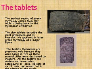 Mycenean ppt | PPTX