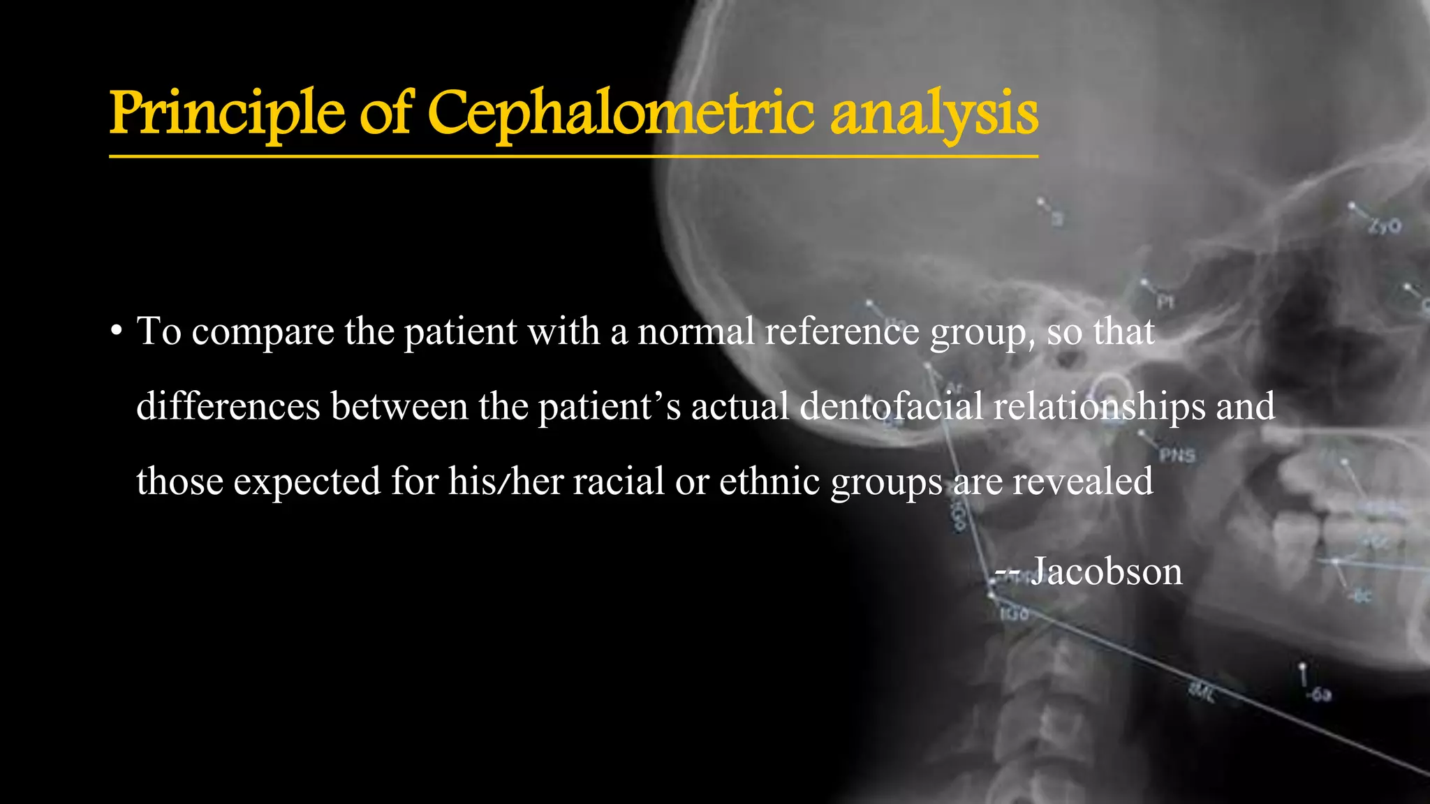 CEPHELOMETRICS IN PEDIATRIC DENTISTRY | PPTX