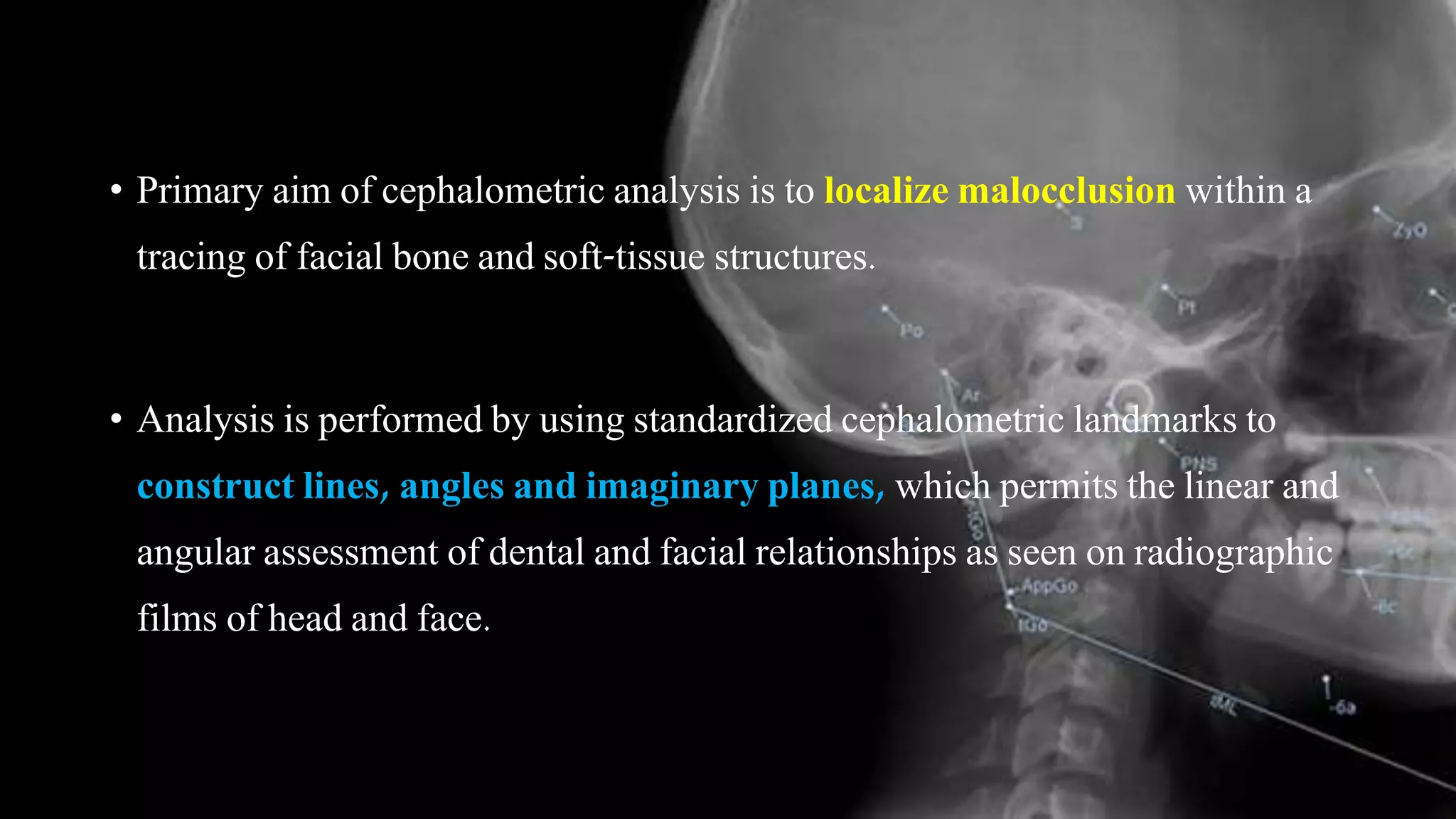 CEPHELOMETRICS IN PEDIATRIC DENTISTRY | PPTX