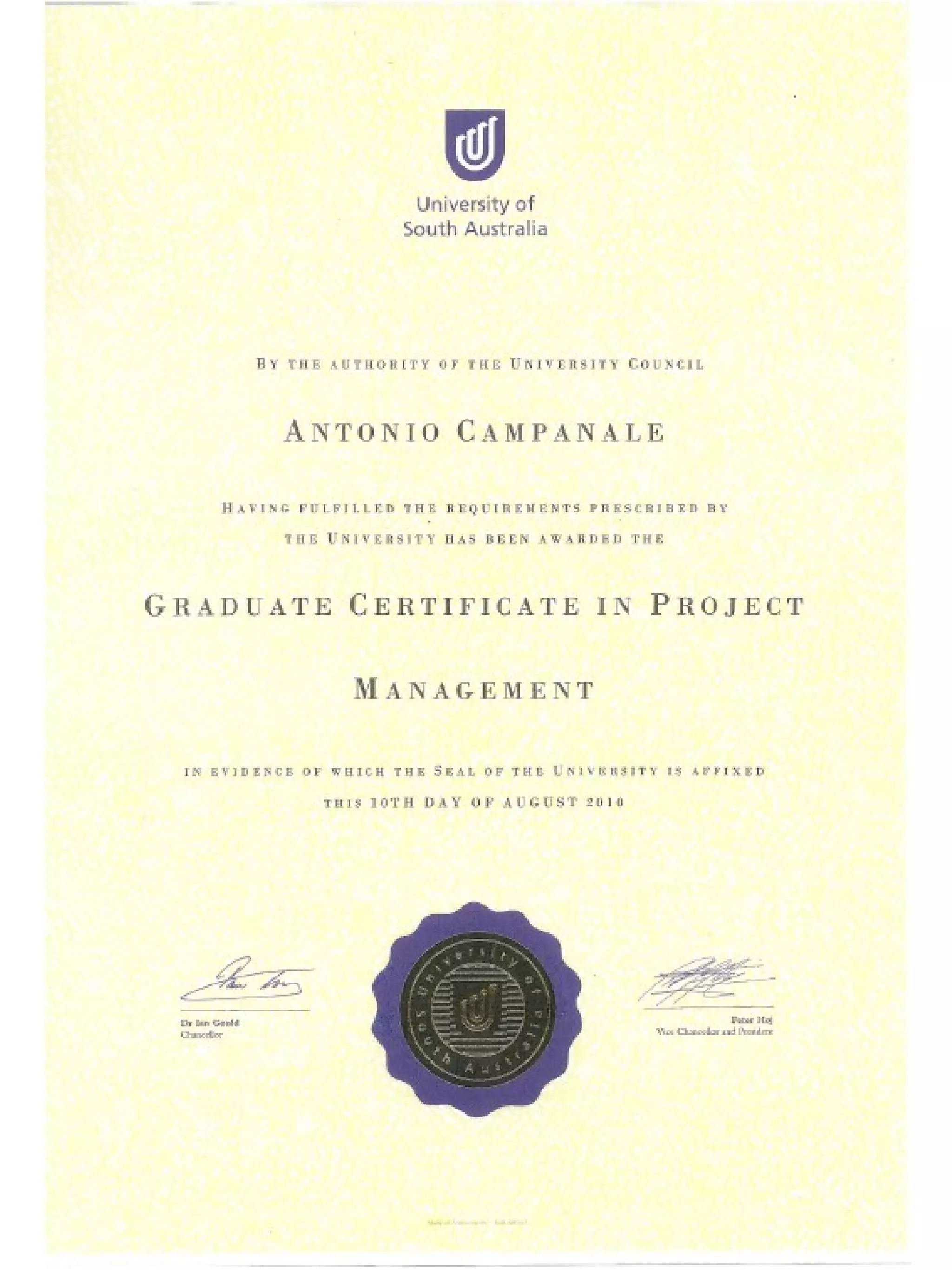 My Certificates, Volume 2 | PPT