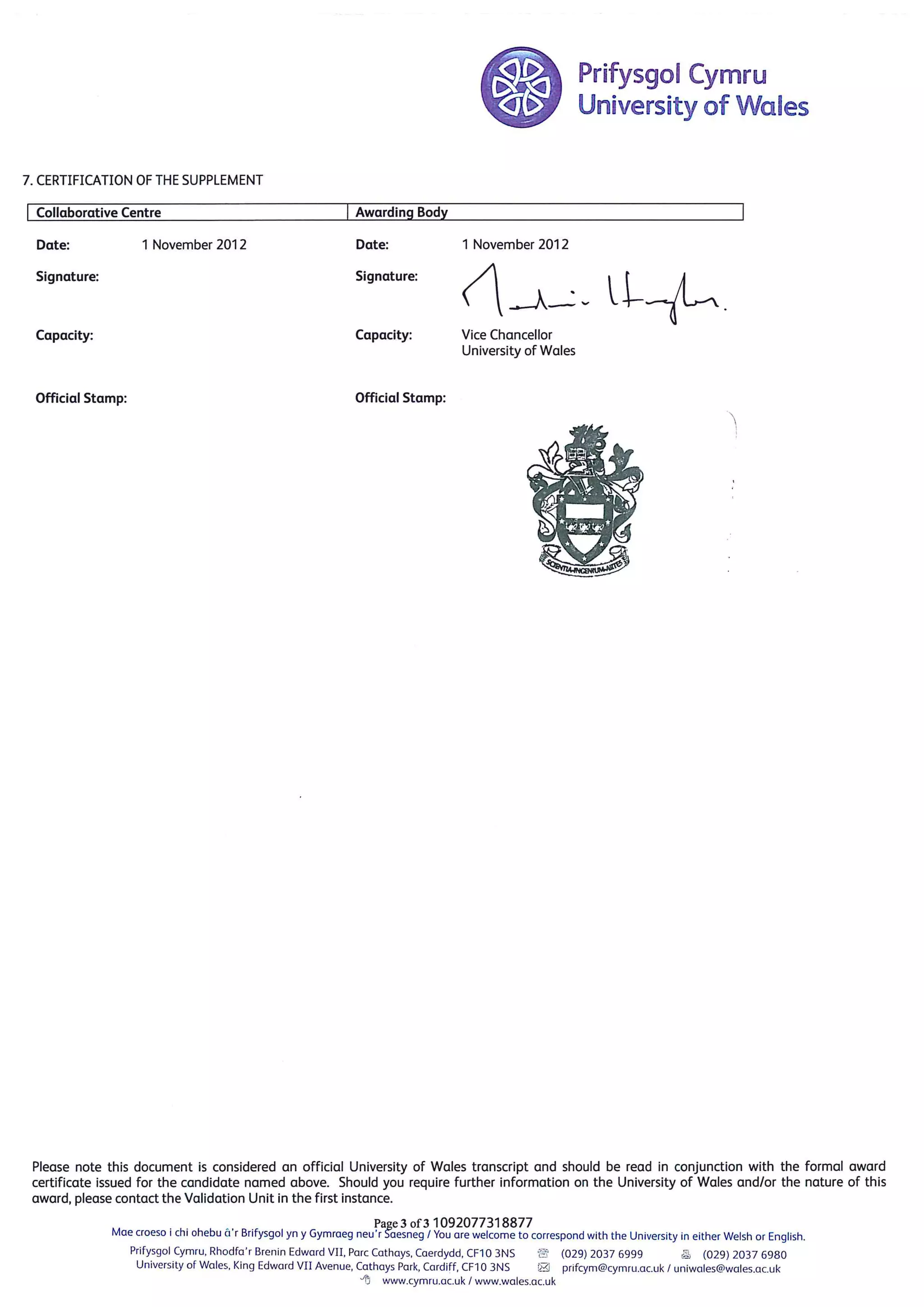 My certificates AND MY CV | PDF