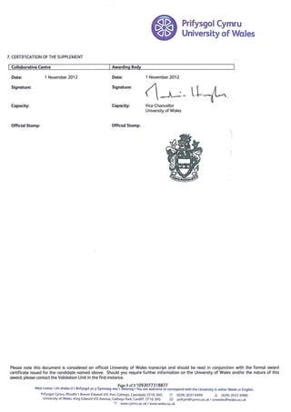 My certificates AND MY CV | PDF