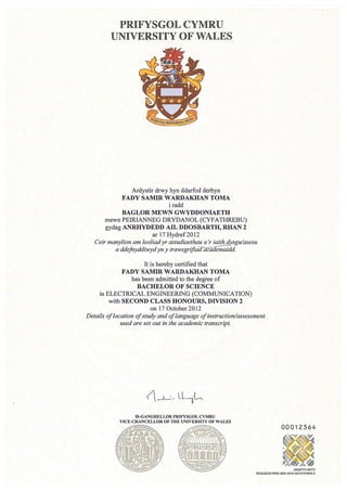My certificates AND MY CV | PDF