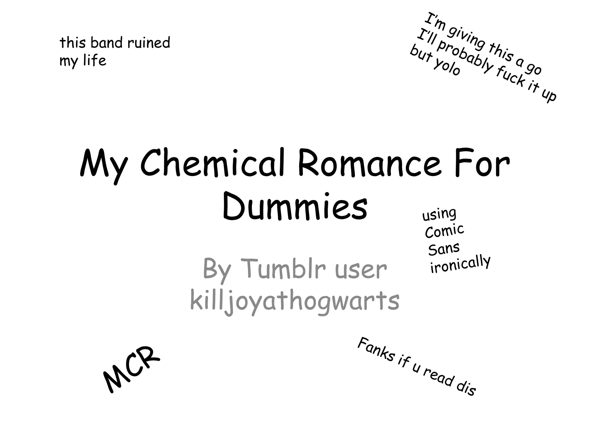My chemical romance for dummies tumblr thing | PPT
