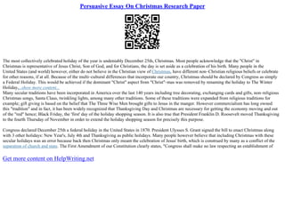 My Christmas Holiday | PPT