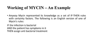 Mycin presentation | PPTX