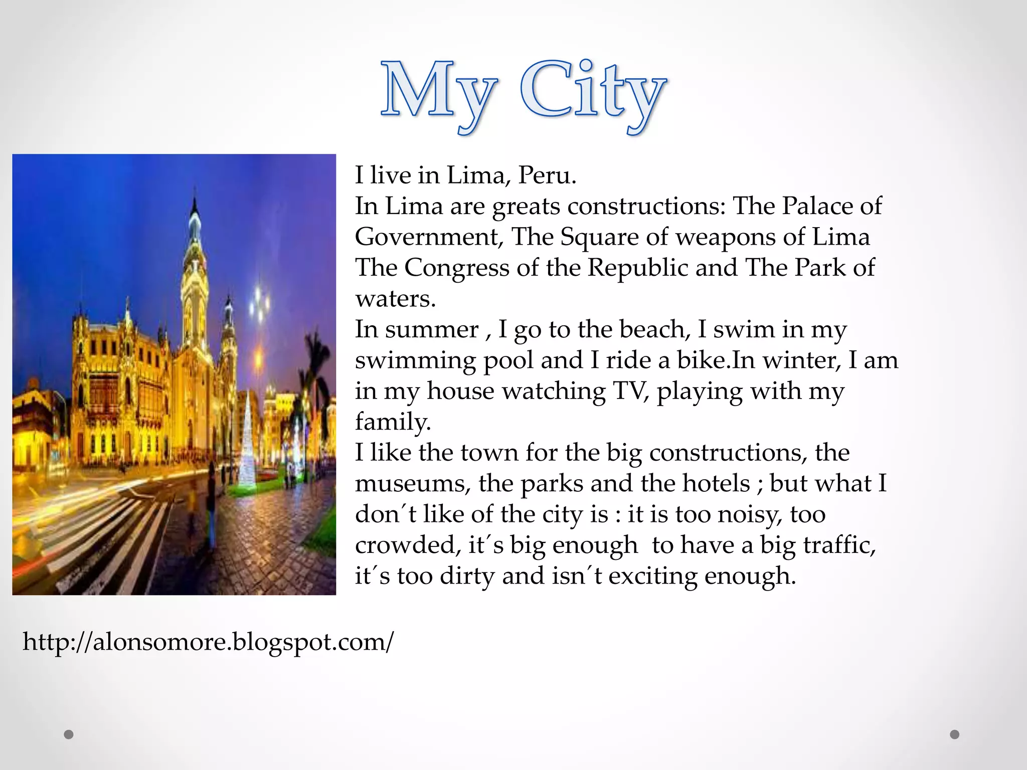 My city | PPTX