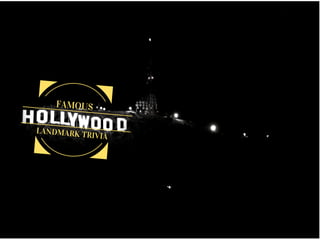 Famous Landmark Signs from Hollywood | PDF