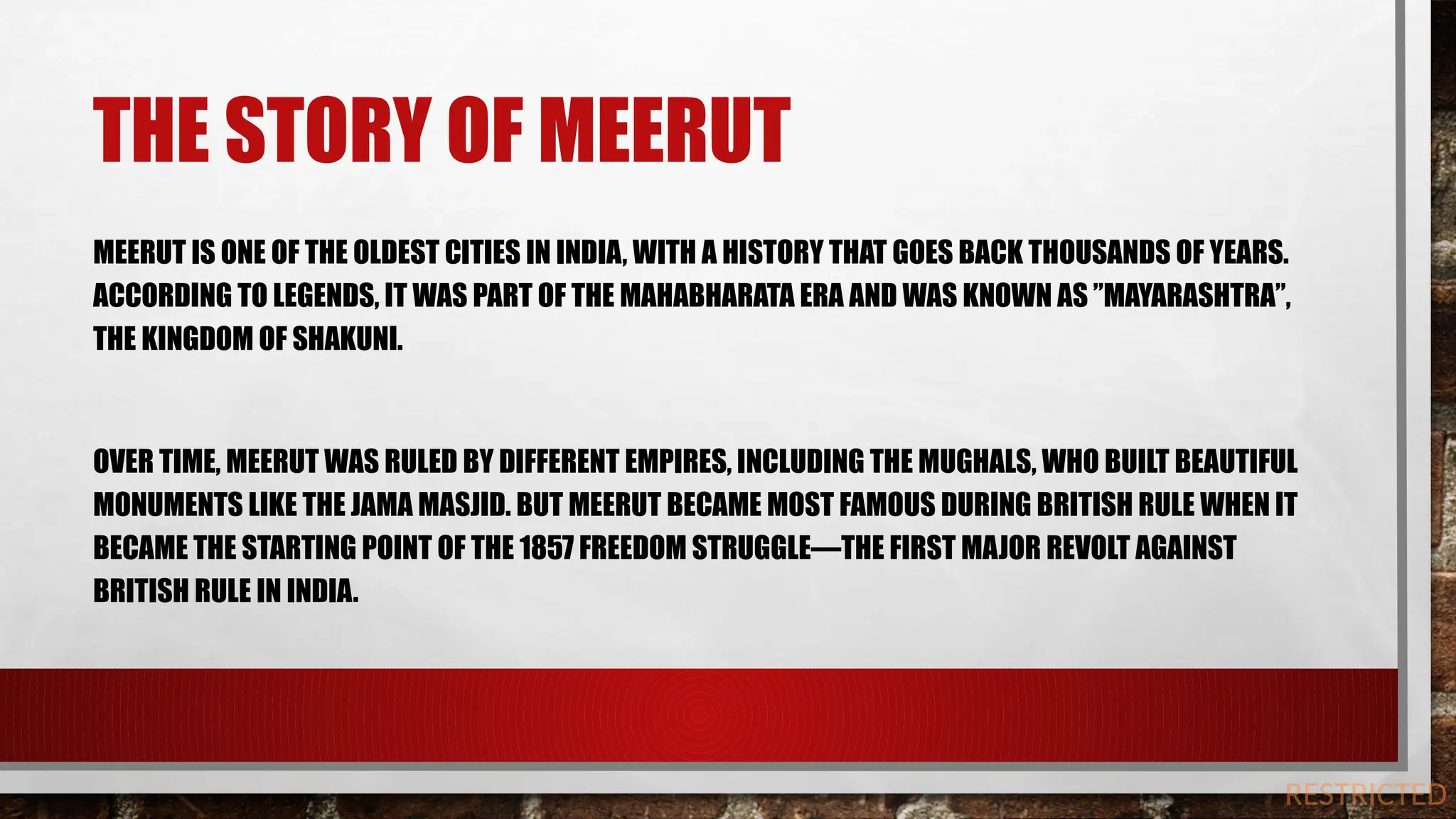 MY CITY MY PRIDE-A POWERPOINT PRESENTATION ON MEERUT CITY.pptx
