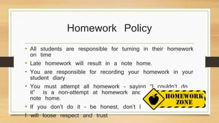 My class expectations | PPTX